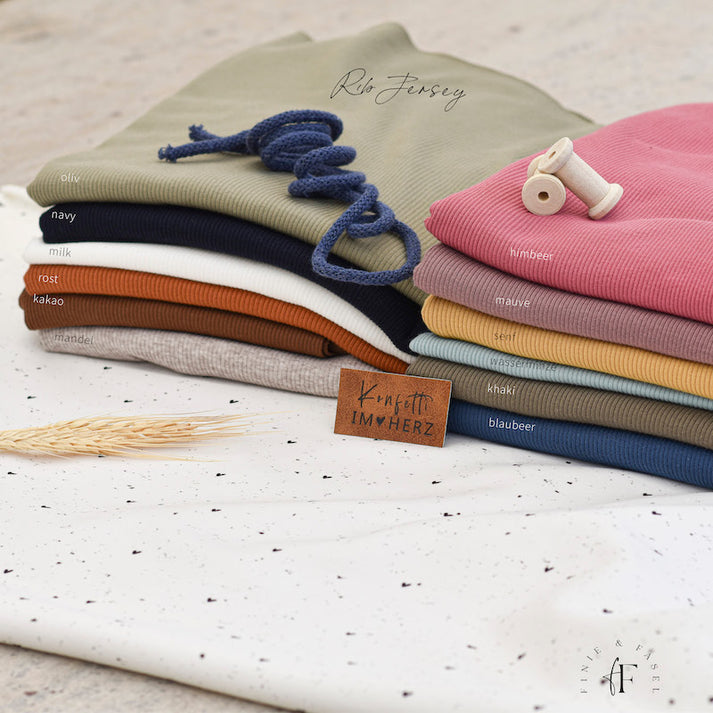 French Terry Heart Konfetti – finieundfasel